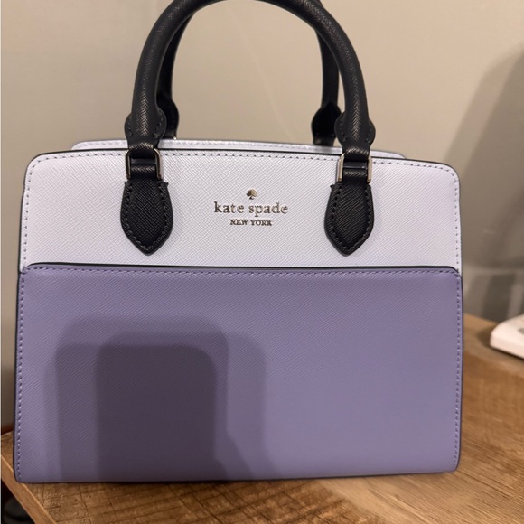 kate spade | Bags | Kate Spade Lavender And White Handbag | Poshmark